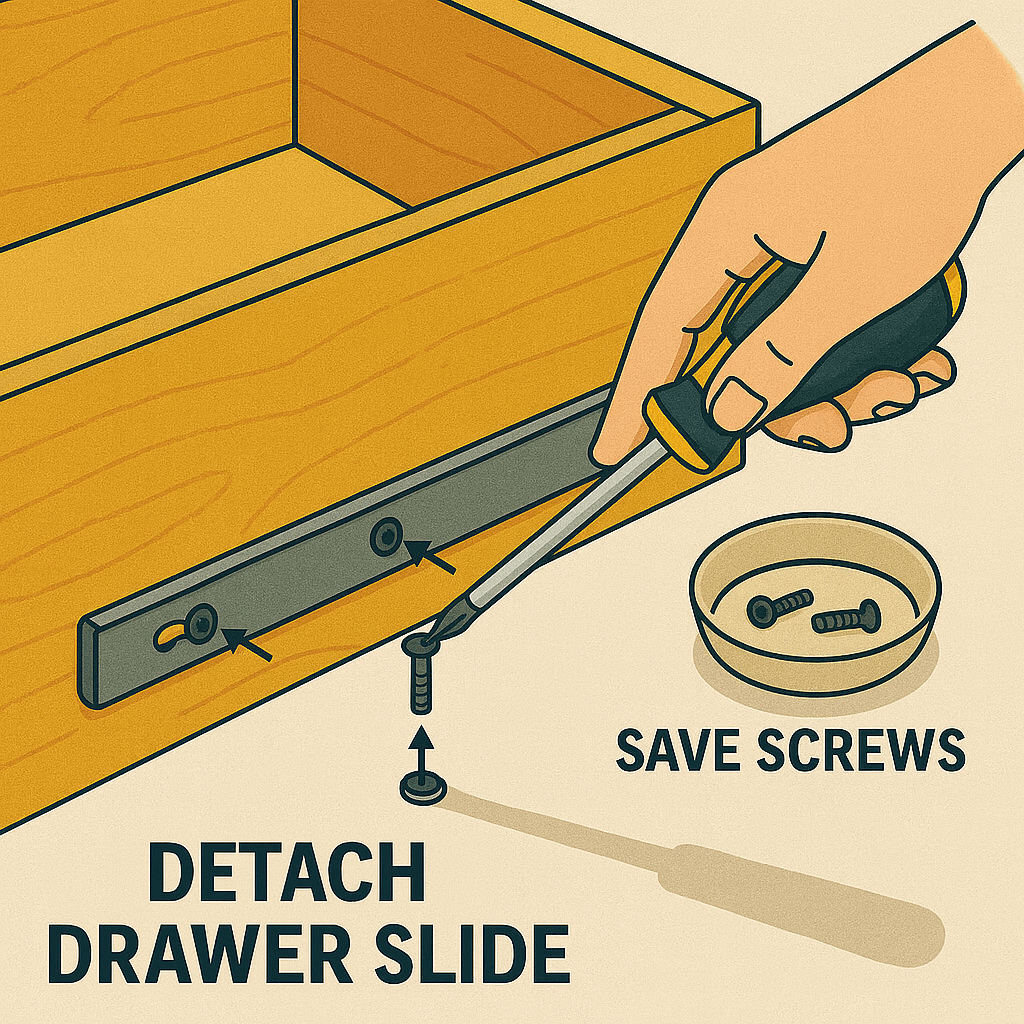 How To Remove Drawer Slides in 4 Easy Steps